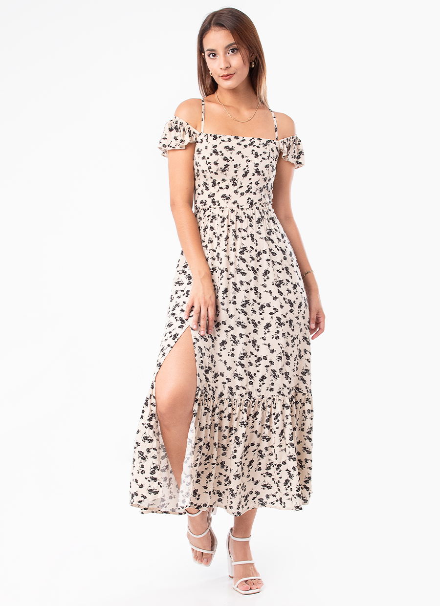 Vestido Chalis Print Akeli Sand | Goccos